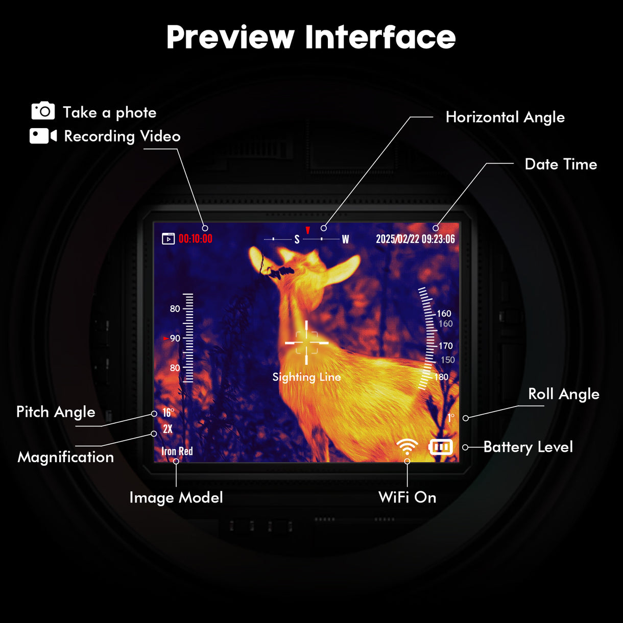 GTGUARD ClearView X350 Thermal Imaging Scope