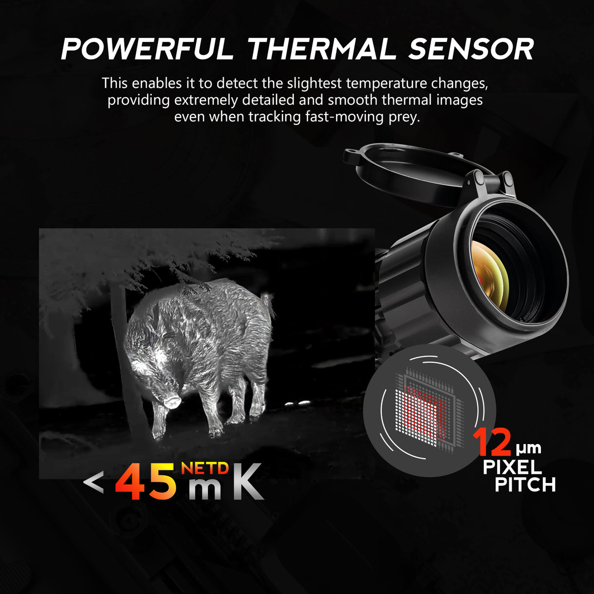 GTGUARD ClearView X350 Thermal Imaging Scope